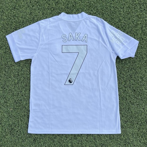 Arsenal 2021/22 Special Whiteout Kit Bukayo Saka #7 Men's M | eBay