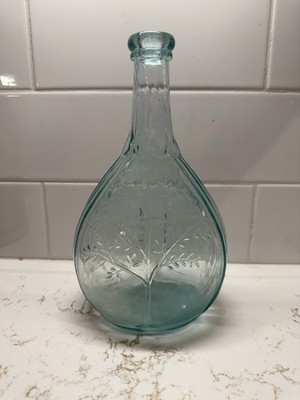 Antique Blown Open Pontil Tree Of Life Sheaf Of Wheat Historical Glass ...