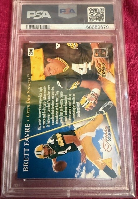 Brett Favre #40 Graded PSA 10 GEM MINT Brett Favre #40 Rare Parallel ...