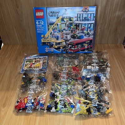 New Lego City Town Square Set 60026 - Open Box, SEALED BAGS | eBay