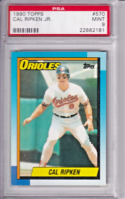 1990 Topps #570 Cal Ripken Jr. PSA 9 MINT Baltimore Orioles HOF | eBay