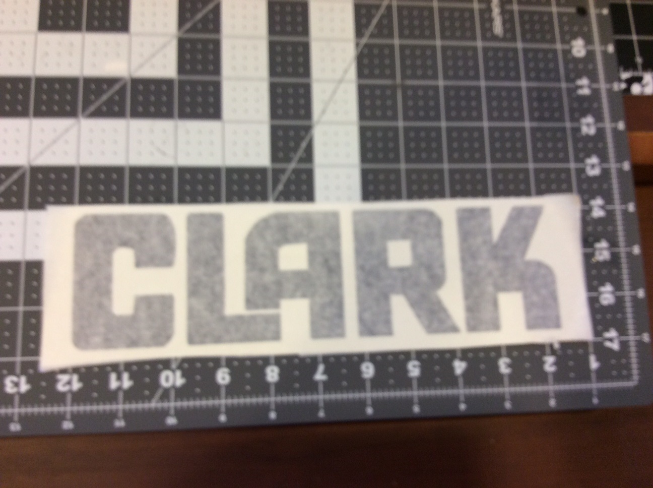 Clark Forklift Decal part # 3798346 Black vinyl Clark Decal | eBay