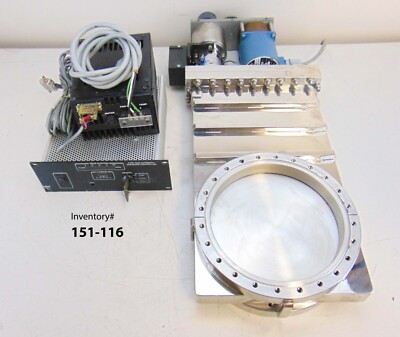 HVA 228-0800 Gate Valve with MKS 152B 152-P0-SP3987 Pressure Controller ...