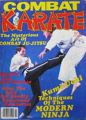 2/87 COMBAT KARATE EMIL FARKAS FRED DEGERBERG BLACK BELT KUNG FU ...