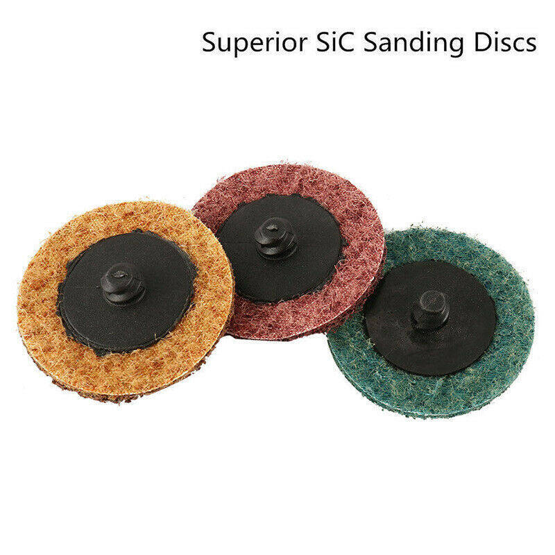 35Pcs Sanding Discs Set 2" 50mm Roll Lock Discs Pads With 1/4'' Shank ...