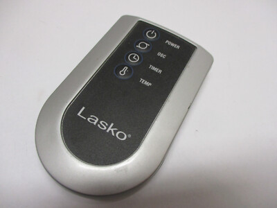 LASKO 4 Button Silver & Black Fan Ion Remote Control | eBay