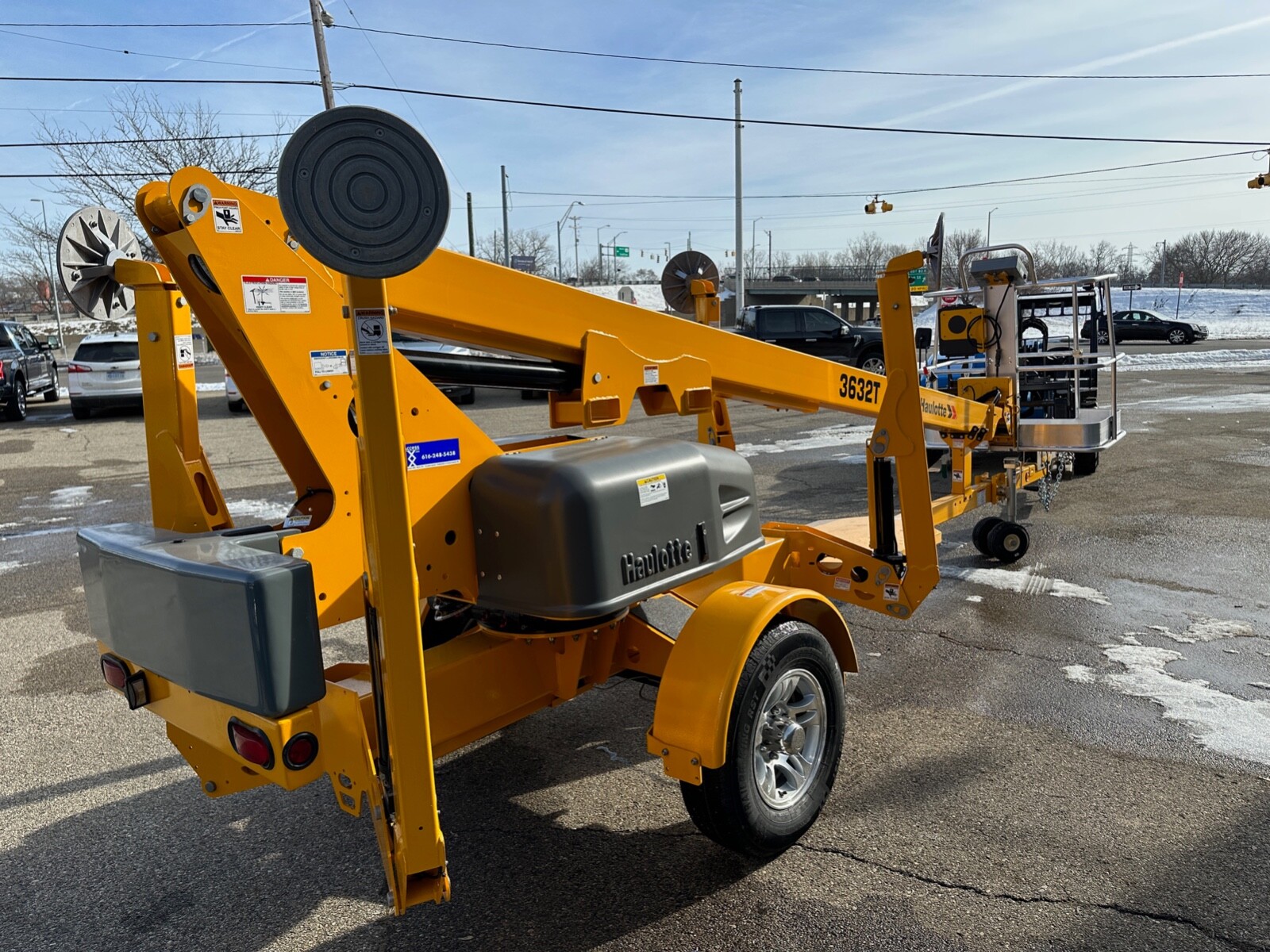 New 2025 Haulotte 3632T Towable Boom Lift Man 2 Year Warranty 0% ...
