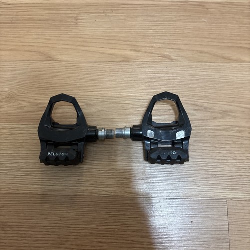 Peloton E21 Trainer Bike Clipless Pedals Cycling Black Indoor Racing Set USED M5 | eBay