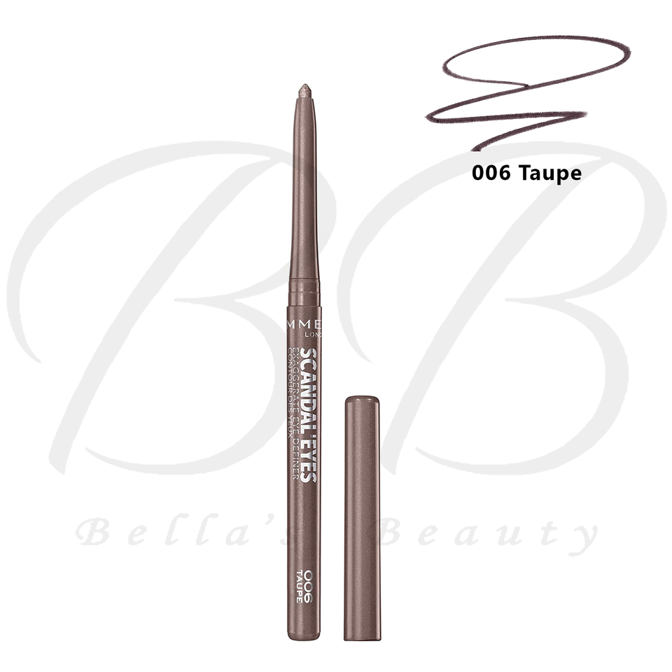 RIMMEL Scandal'Eyes Exaggerate 24Hr Eyeliner Eye Definer Pencil NEW ...