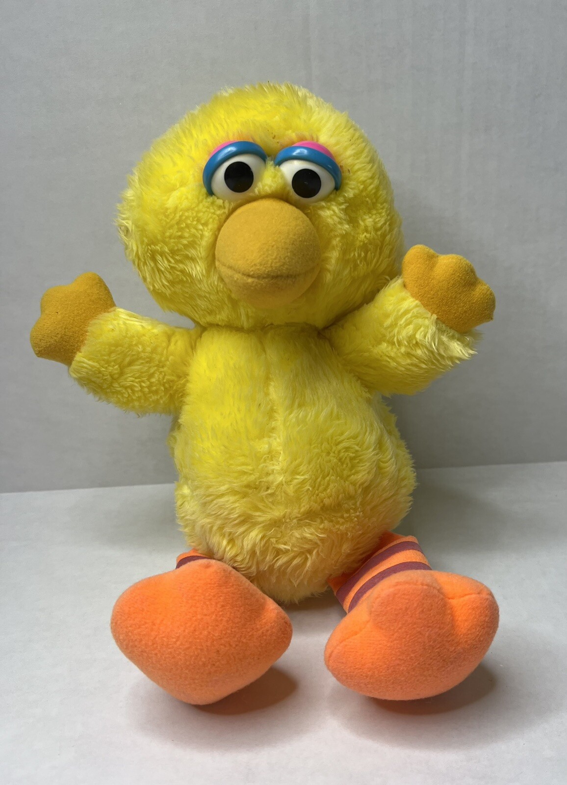 Vintage 80’s Sesame Street Hasbo Softies Yellow Big Bird Stuffed Plush ...