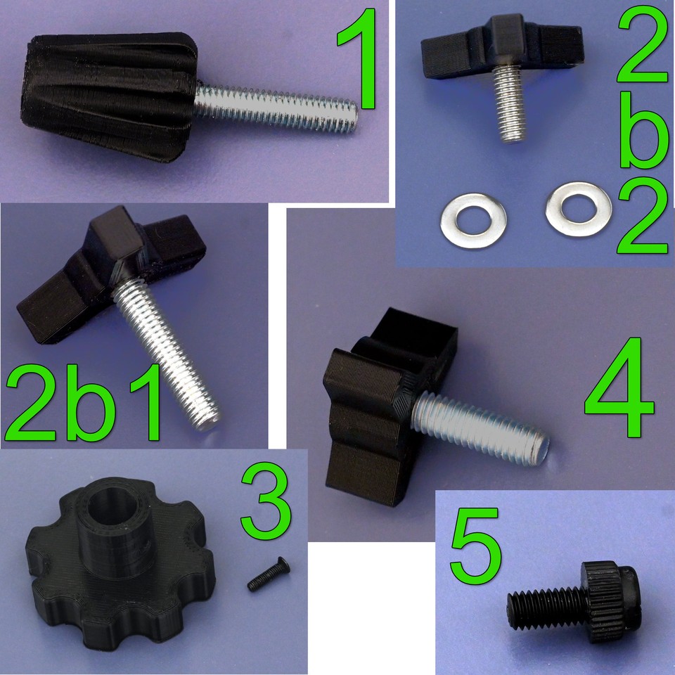 Telescope Replacement Knobs/Handles/Bolts for Various Telescopes 3D ...