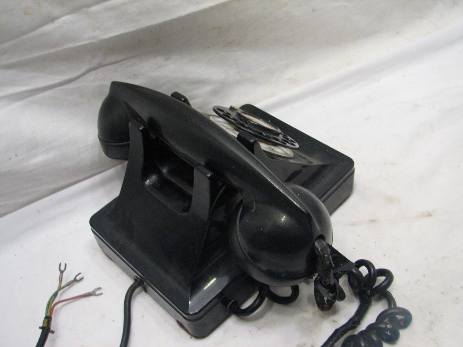 Bell System Western Electric Art Deco Rotary Phone Pyramid Desk ...