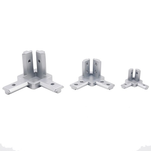 L type 3-dimensional bracket 2020 Concealed 3-way corner connector EU ...