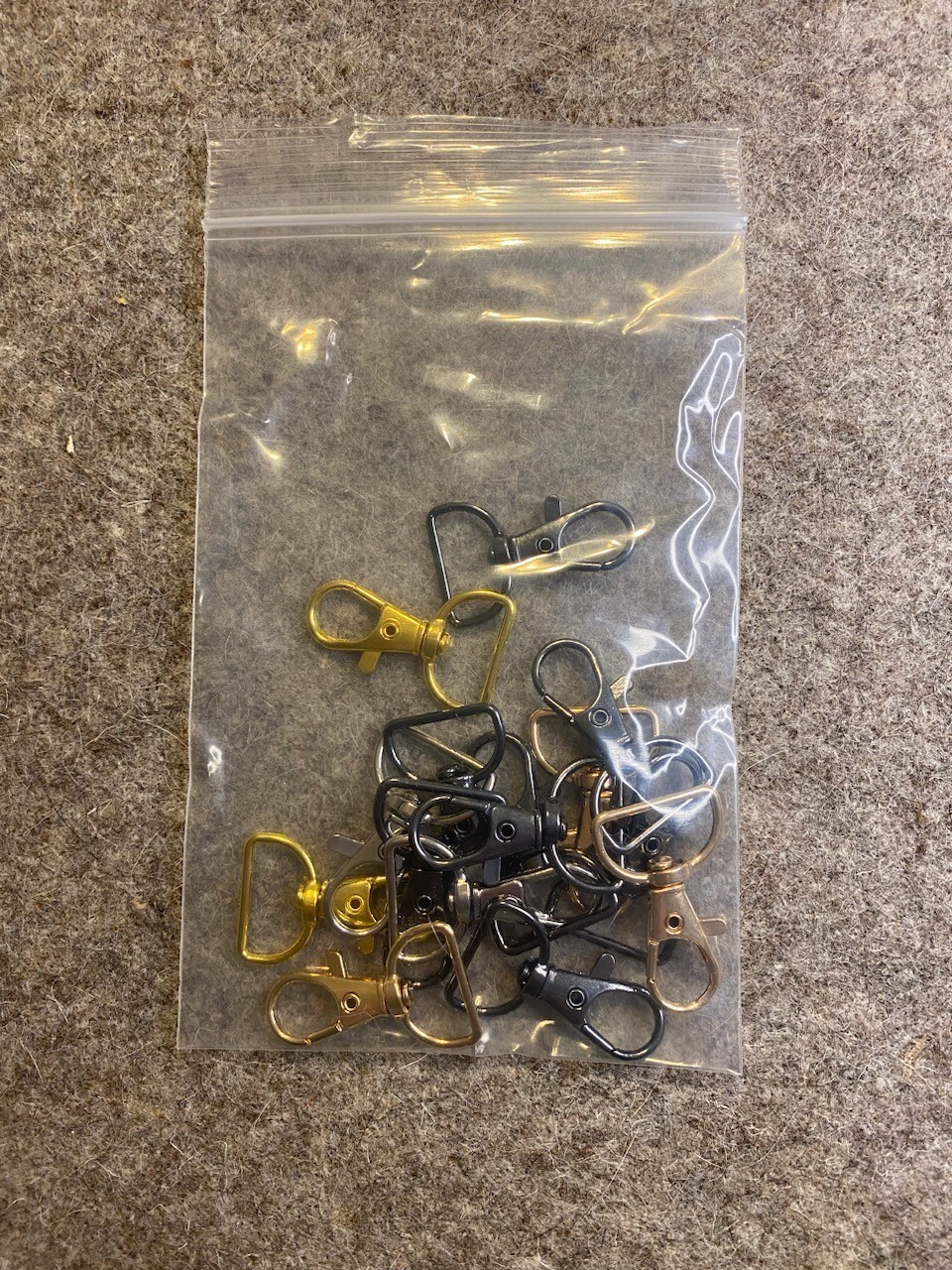 15 Premium Metal Lobster Claw Clasps Wide 3/4 Inch D Ring 360° Trigger ...