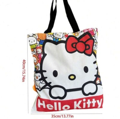 Sanrio Hello Kitty Supreme Style Large Tote Bag 13.5 x 15.5 | eBay