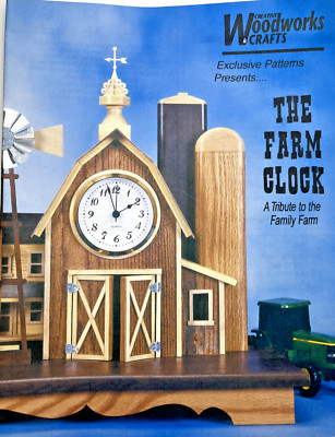 Scroll Saw Pattern- The Farm Clock Pattern- The Family Farm Rare ...