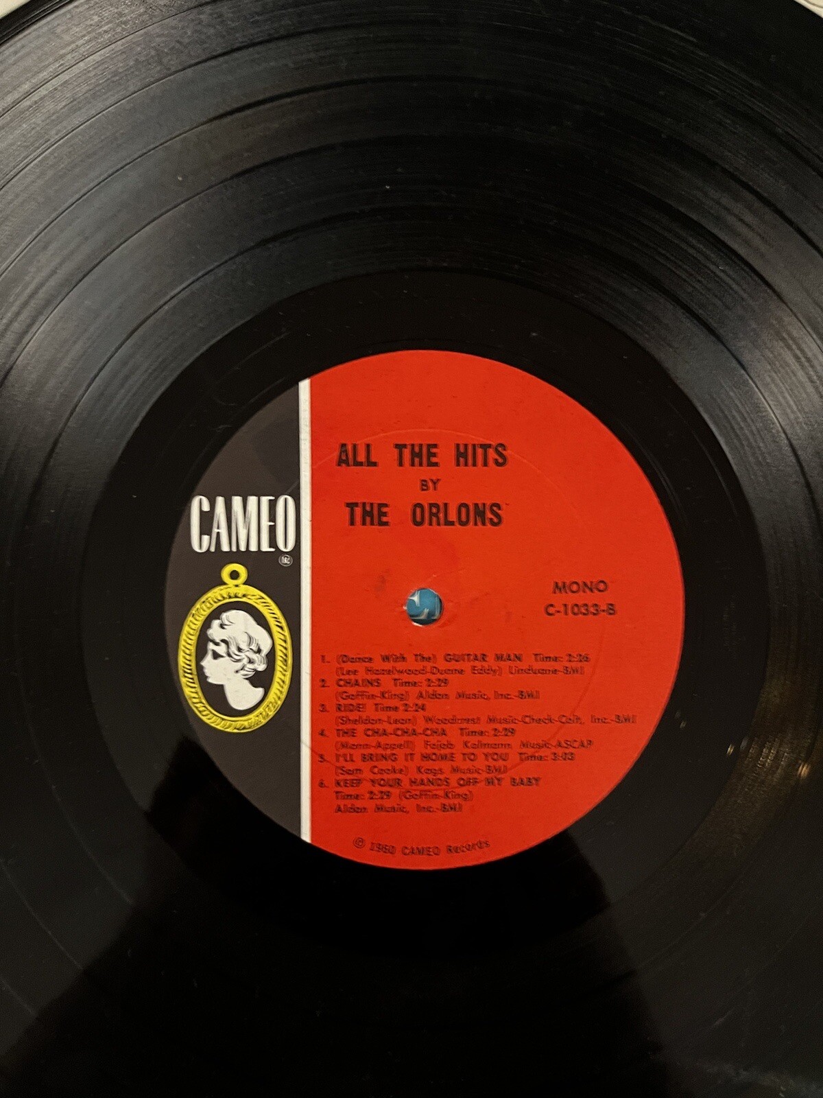 The Orlons LP All the Hits Cameo LP Early Rock Vinyl All the Hits Cameo ...