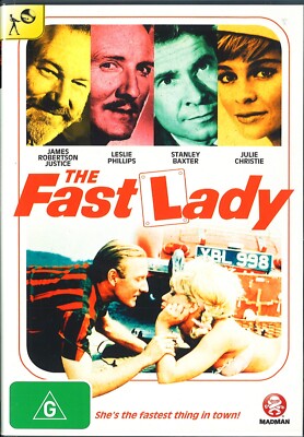 D8 BRAND NEW SEALED - THE FAST LADY DVD Region 4 Leslie Phillips James ...