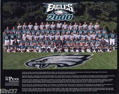 2000 PHILADELPHIA EAGLES NFL FOOTBALL 8x10 TEAM PHOTO | eBay
