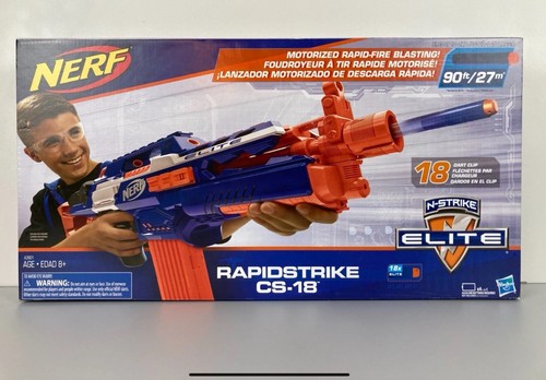 Nerf N-Strike Elite RapidStrike CS-18 Soft Tip Dart Blaster Gun Toy w Darts 2017 | eBay