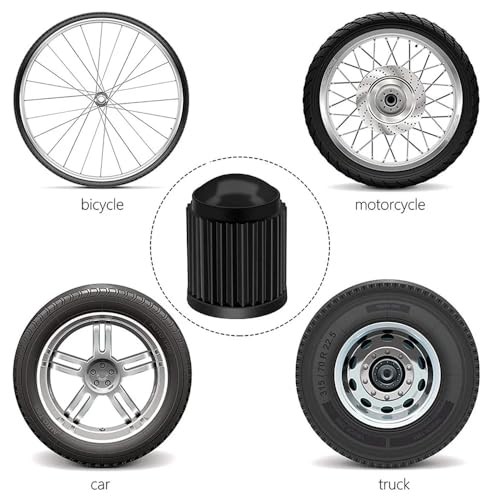 Pcs Tire Valve Stem Caps Upgraded Version with Sealing Ring for Car, 16 ...