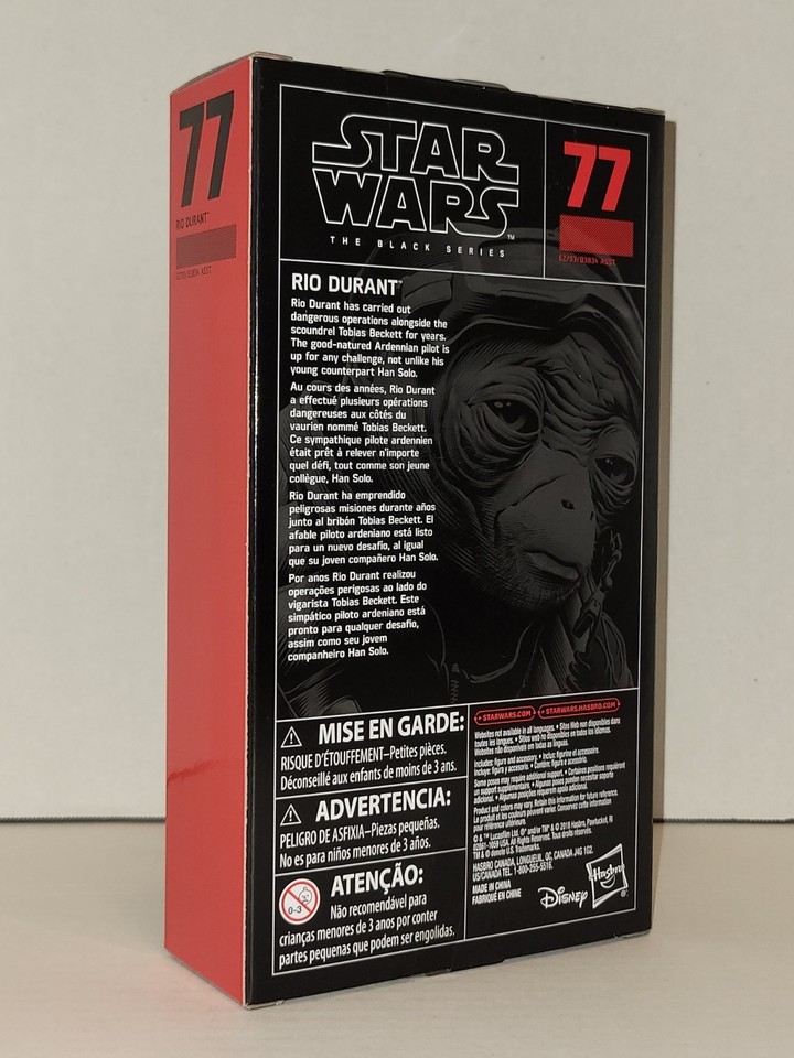 NEW Star Wars Black Series: Rio Durant 6" Figure Solo Story Beckett ...