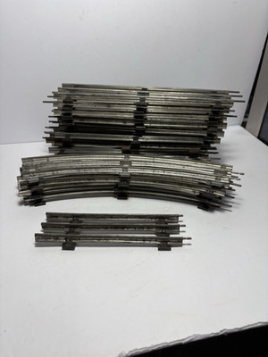 14 PIECE LOT Vintage marx 027 Gauge Train Track 3 RAIL 11 straight 4 ...
