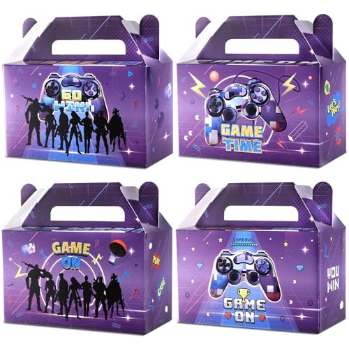 12Pcs Video Game Party Favor Boxes Games Theme Birthday Party ...
