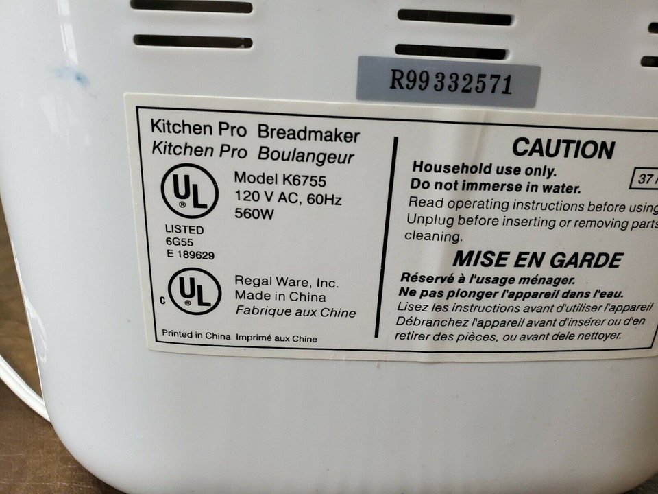 Paddle for Regal Bread Maker Models K6755 K6756 K6761 only (O) | eBay