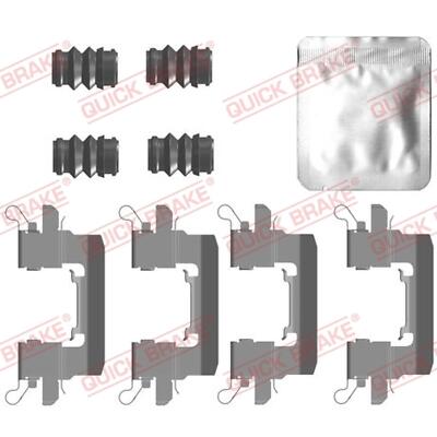 QUICK BRAKE QB109-0087 ACCESSORY KIT, DISC BRAKE PAD OE NEW REPLACEMENT ...