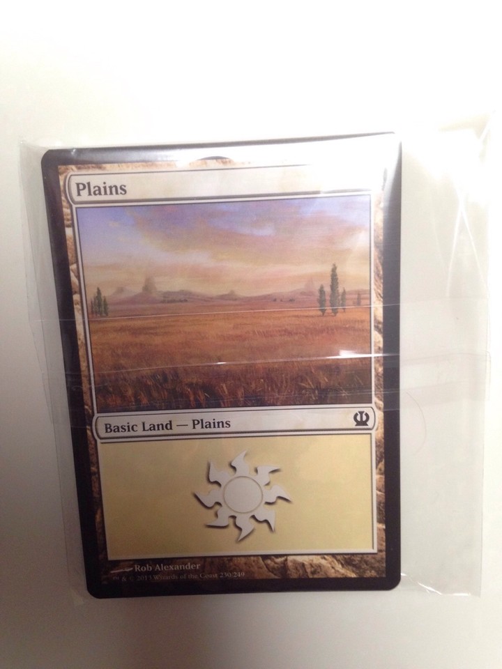 Theros Complete 20 Card NM Basic Land Set Mint Magic the Gathering (MtG ...