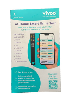 LOT NEW 5 Vivoo Urine Test Strip Ketone Protein Calcium | eBay