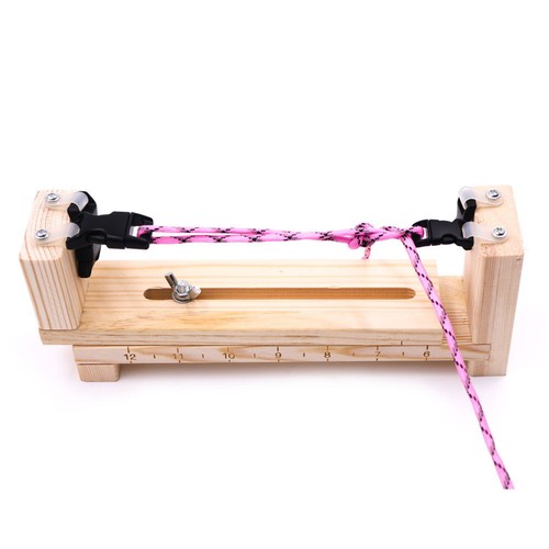 Lanyards Bracelet Maker Safety Lanyards Tool Kit Adjustable Wooden Case ...