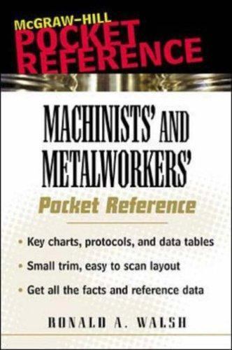 Mcgraw-Hill Pocket Référence Ser.: Machinists' and Metalworkers' Pocket ...