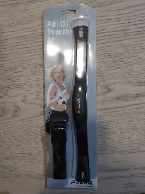 Polar T31 Transmitter Set Exercise Fitness Heart Monitor Black New | eBay