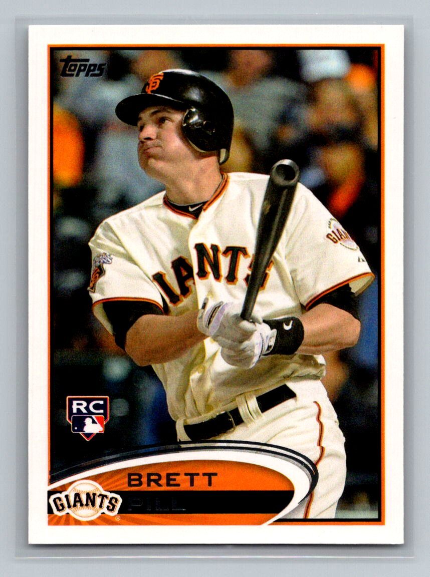 2012 Topps #70a Brett Pill Rookie San Francisco Giants | eBay