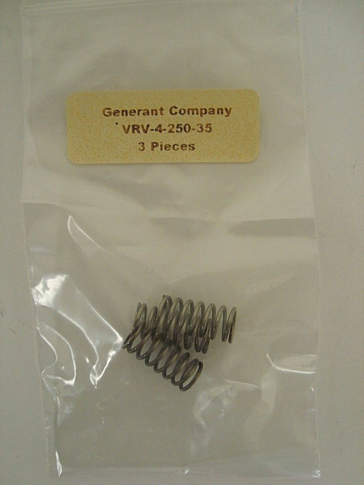 Generant Company, VRV-4-250-35, Pressure Relief Spring (I3) | eBay