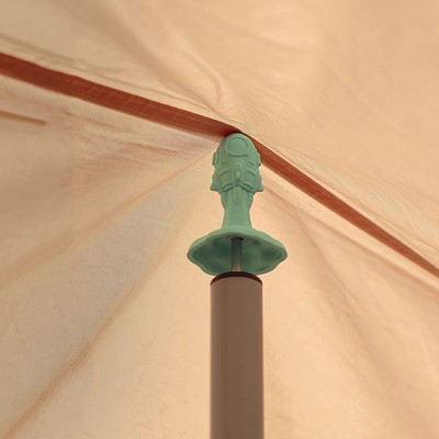 4PCS TPU Guard Camping Canopy Tent Poles Support Awning Hat Thunder ...