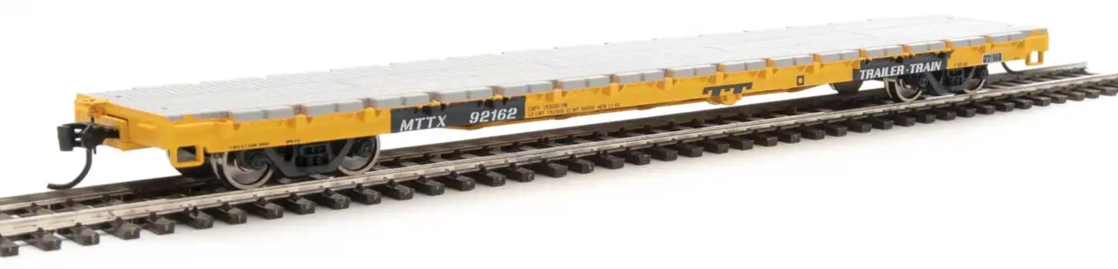Walthers 910-5340 HO 60’ Pullman Standard Flatcar Trailer Train TTX ...