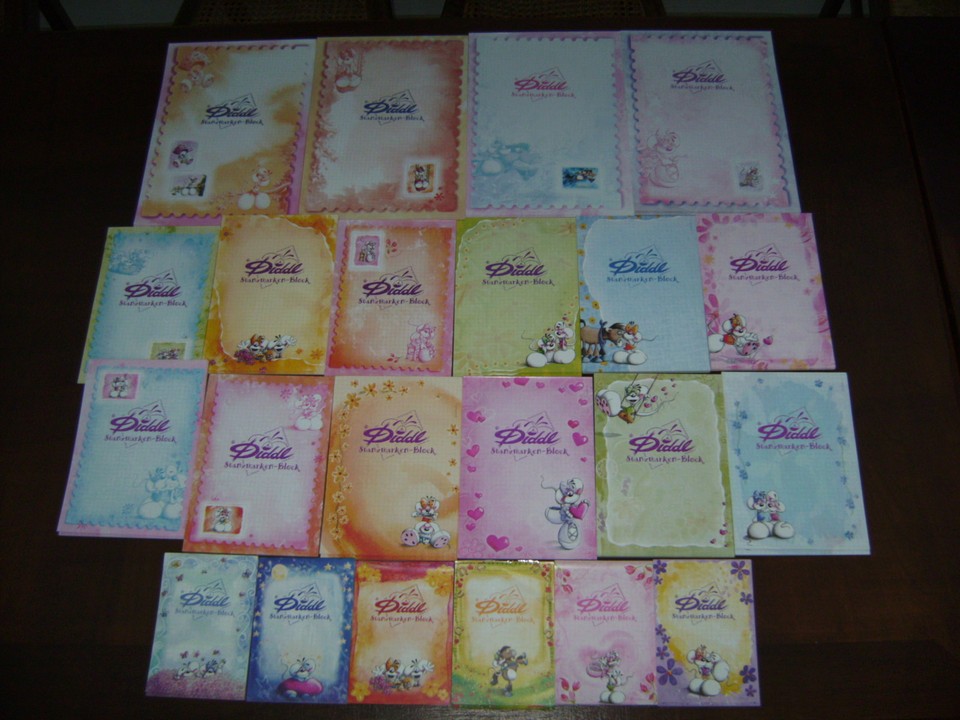 Diddl Block Blätter Sammlung Sondereditionen AUSWAHL Doro, Glitter ...