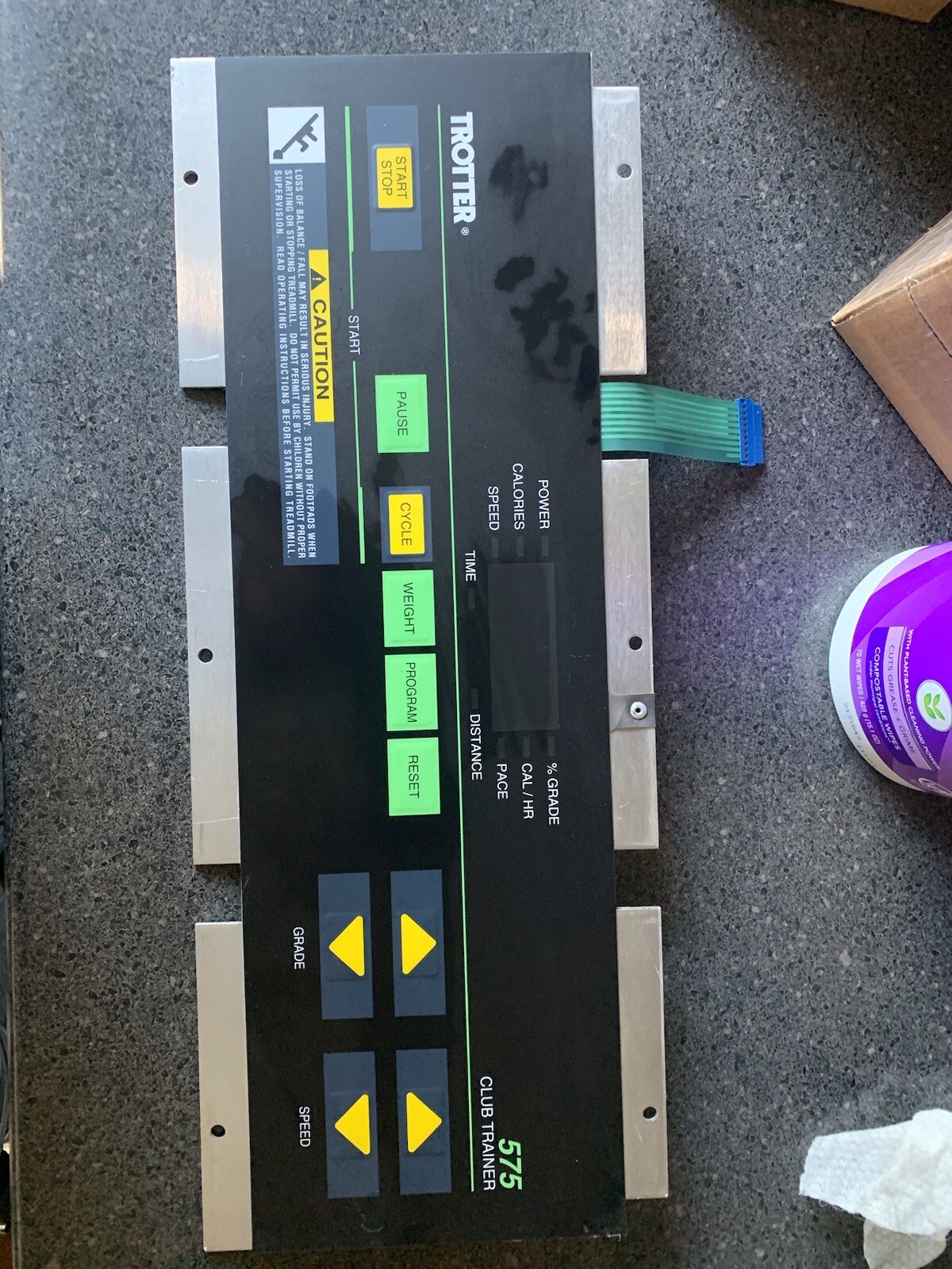 Trotter Treadmill Model 575 Club Trainer Display Face plate… | eBay