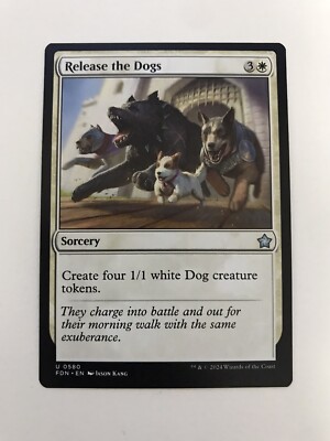 Release the Dogs MTG Magic the Gathering Card NM Near Mint FDN | eBay ...