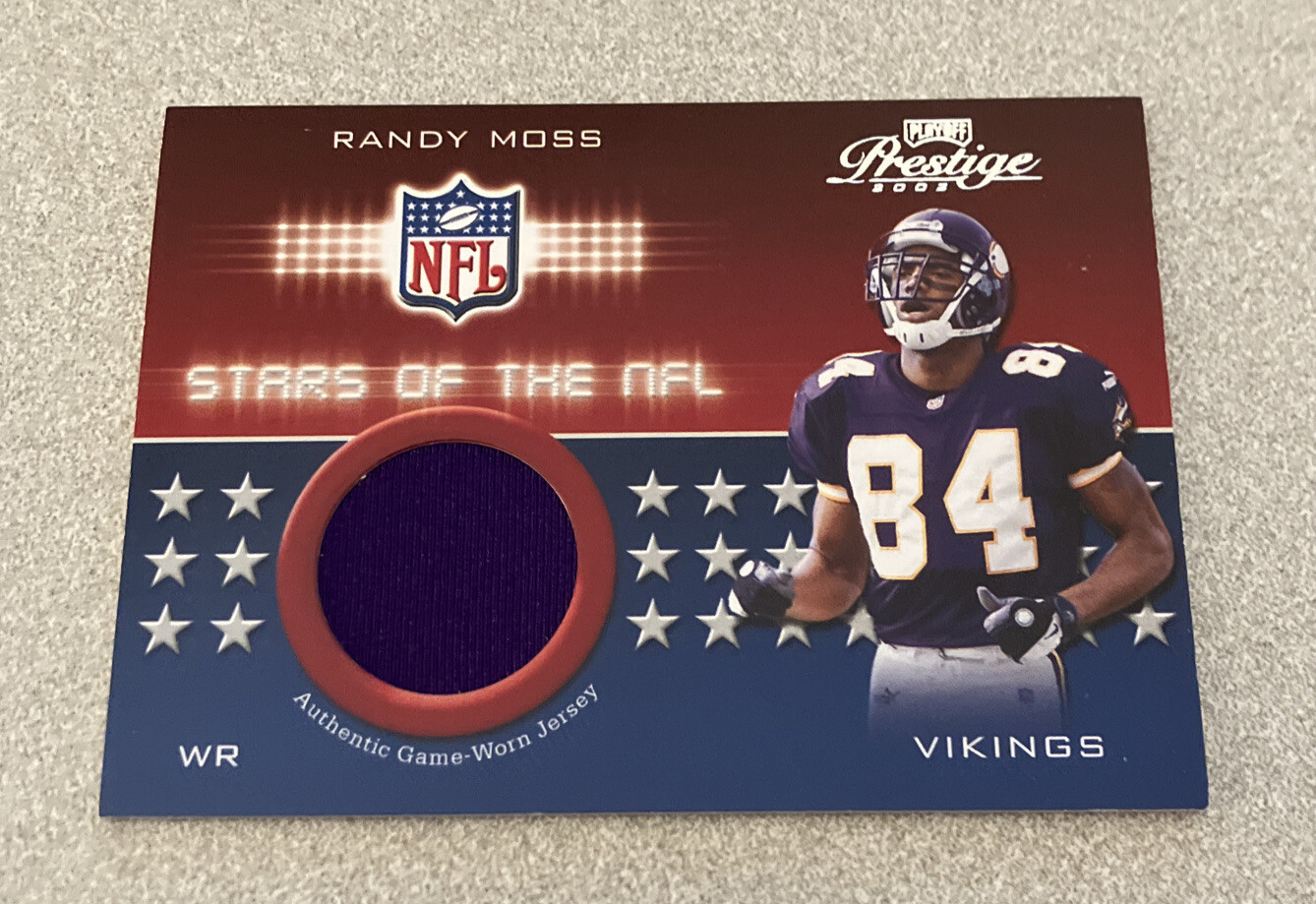 2002 Playoff Prestige Stars Of The NFL #SN-10 Randy Moss Vikings /300 ...
