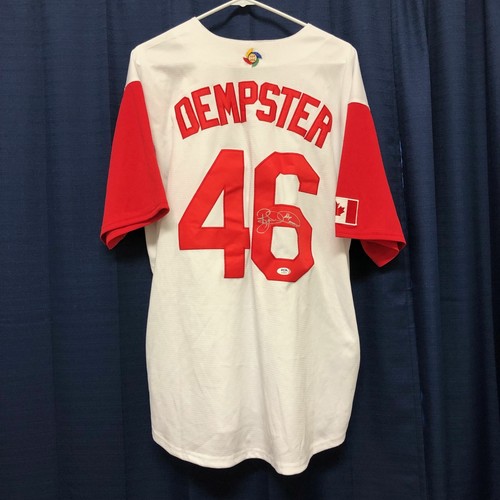 RYAN DEMPSTER signed jersey PSA/DNA Team Canada World Baseball Classic ...