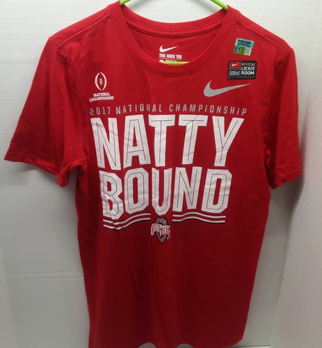 NIKE Ohio State 2017 National Championship "NATTY BOUND" tTshirt ...