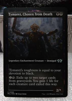 MTG TYMARET, CHOSEN FROM DEATH 083 Etched Foil Multiverse Legends MTG ...