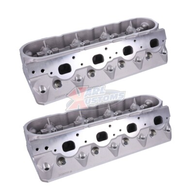 NEW Pair LS1 LS2 LS6 Cylinder Heads Chevy Gen III/IV 243 Cathedral Port ...