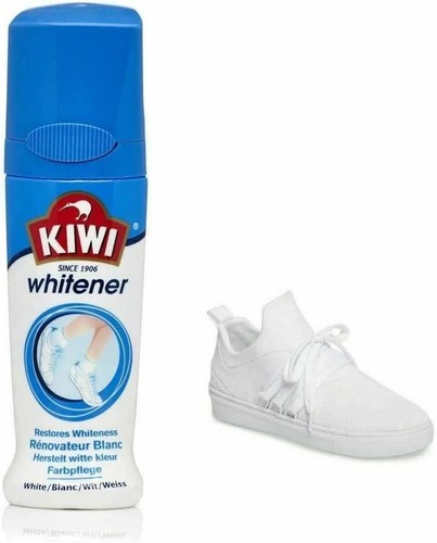 Kiwi Whitener - Leather/Canvas Cleaner Shoe Trainer Boot Clean Whitener ...