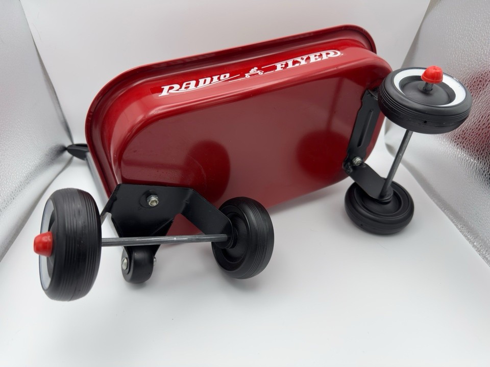 Radio Flyer Mini Red Wagon 12.5” Classic Metal Toy Collectible Model | eBay