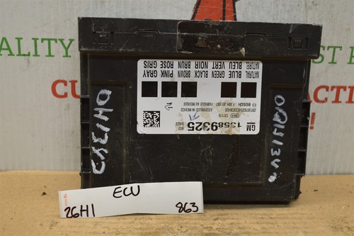 2013-17 Chevrolet Cruze Body Control BCM OEM 13589325 Module 863-26H1 ...